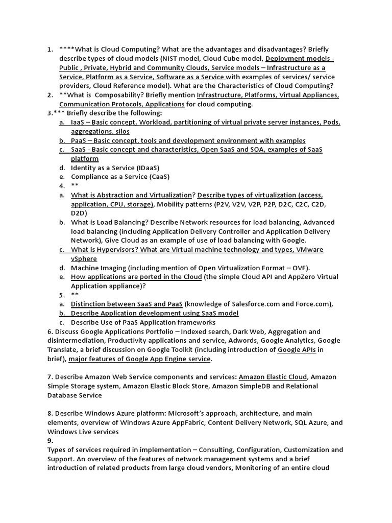 Cloud | PDF | Cloud Computing | Software As A Service