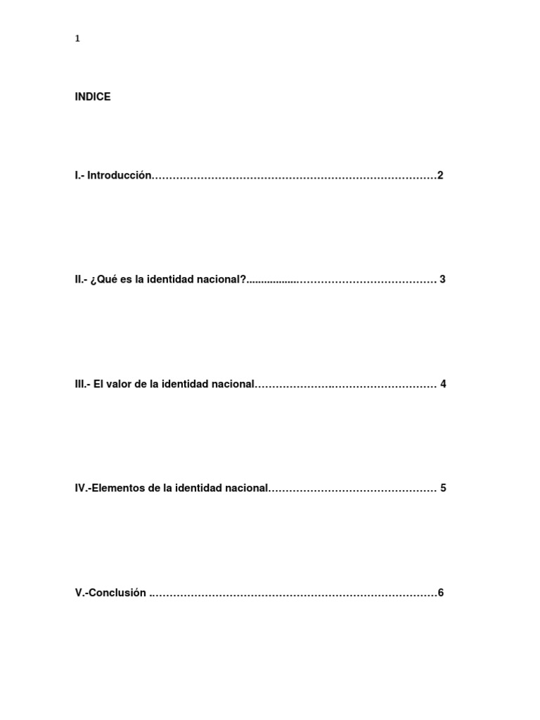 Ensayo Identidad Nacional | PDF | Nación | Multiculturalismo
