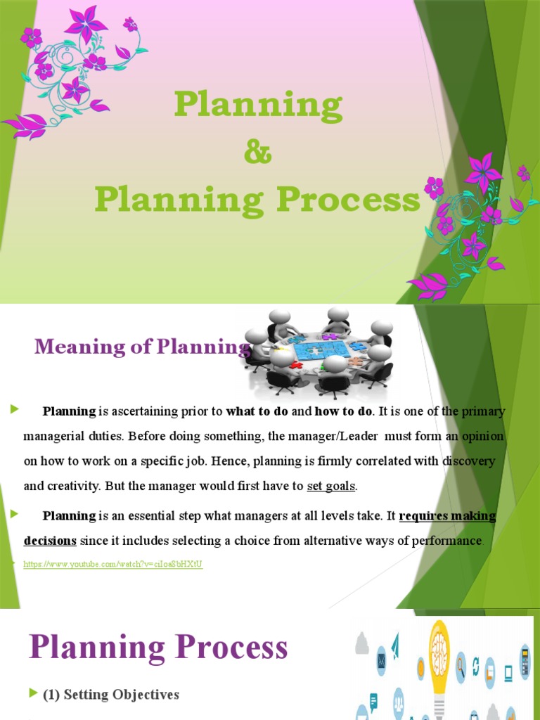 Planning & Planning Proces | PDF | Planning | Economies