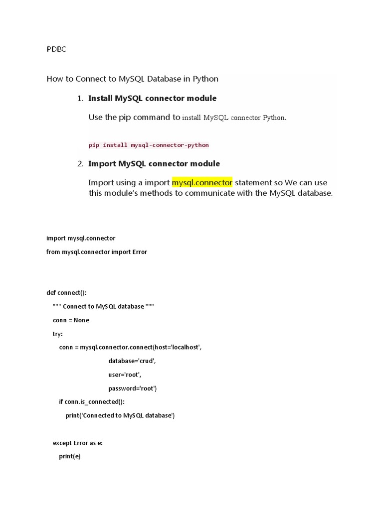 PDBC | PDF