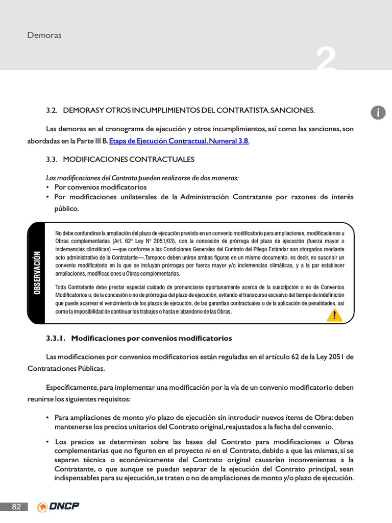 Convenios Modificatorios | PDF