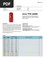 Wessels TTA Series Expansion Tanks | PDF | Water Heating | Water