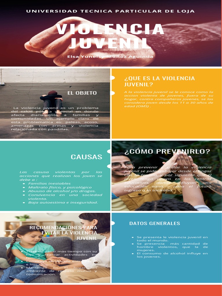 INFOGRAFIA Sobre La Violencia Juvenil | PDF | Violencia | Abuso infantil