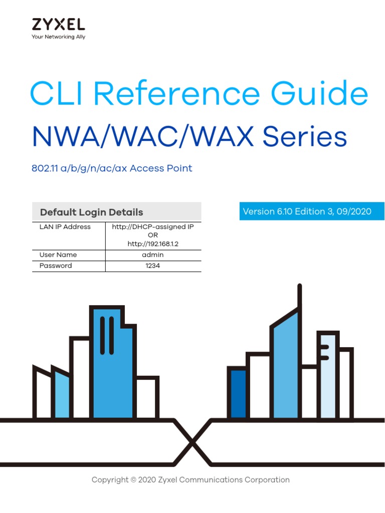 Zyxel Cli Reference Guide Nwa1123 Acv2 5 | PDF | Ieee 802.11 | Command Line Interface