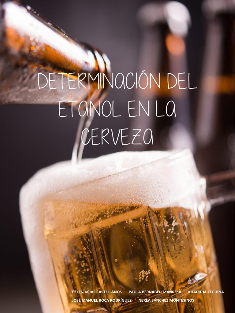 Determinación Del Etanol en La Cerveza | PDF | Cerveza | Etanol