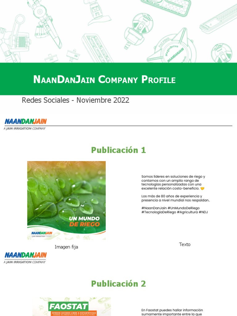 NaanDanJain - Noviembre2022 | PDF | Riego