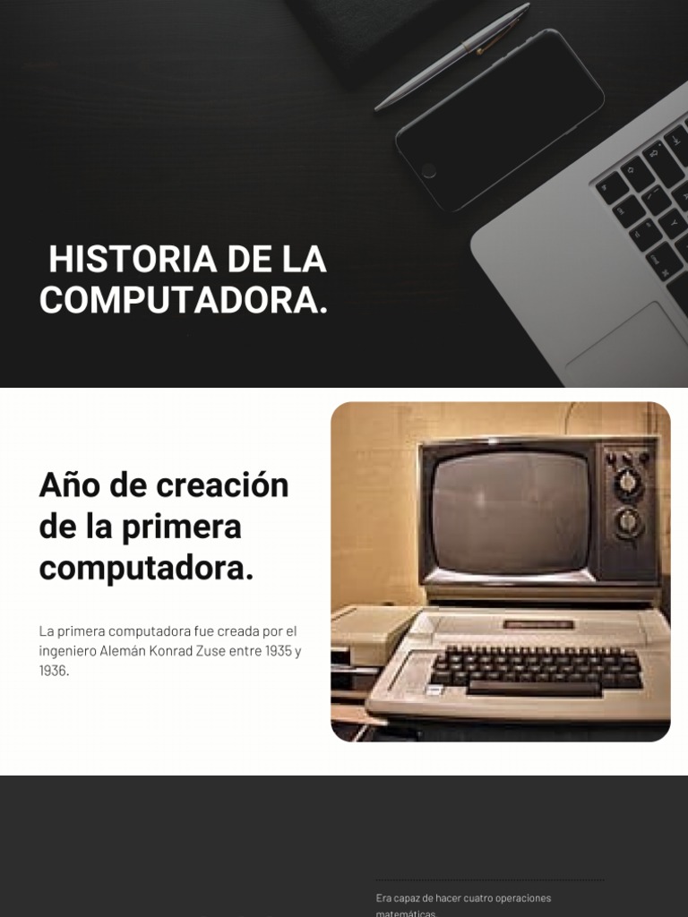 Historia de La Computadora. | PDF
