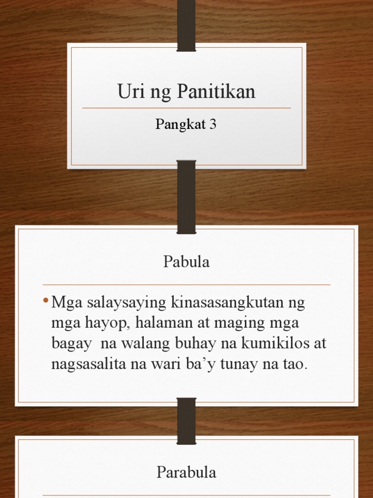 Uri NG Panitikan | PDF