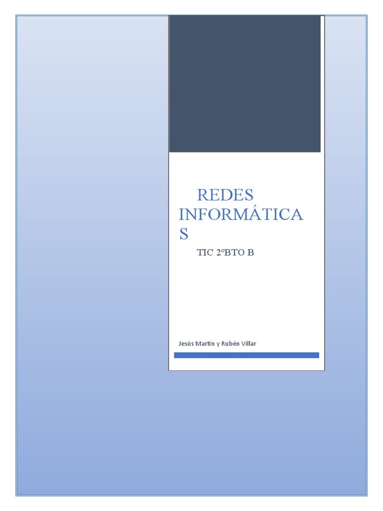 Redes Informáticas | PDF | Red de computadoras | Red privada virtual