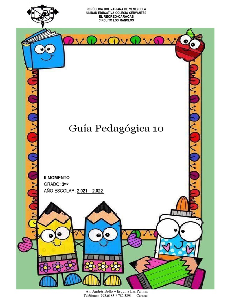 3er Grado Guia 10 | PDF