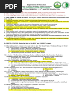 Practical Research 1 Final Exam | PDF | Sampling (Statistics ...