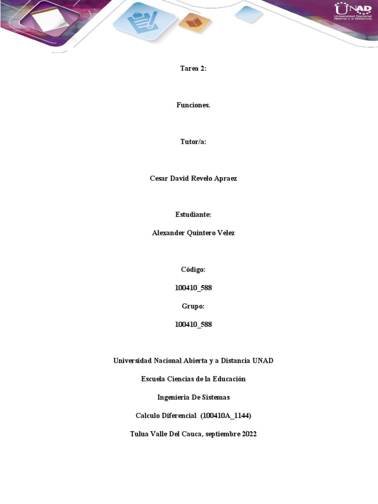 Informe de Funciones por Alexander Quintero | PDF | Logaritmo | Funcion ...