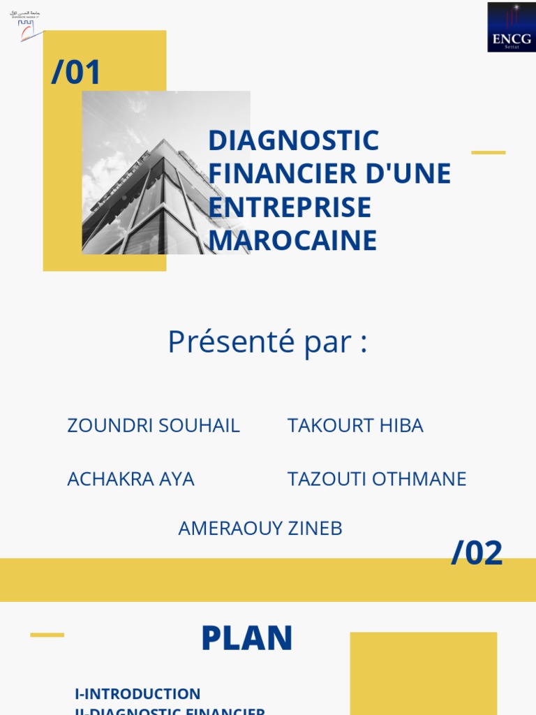 Diagnostic Financier D'une Entreprise Marocaine | PDF | Revenu brut | Ratio financier