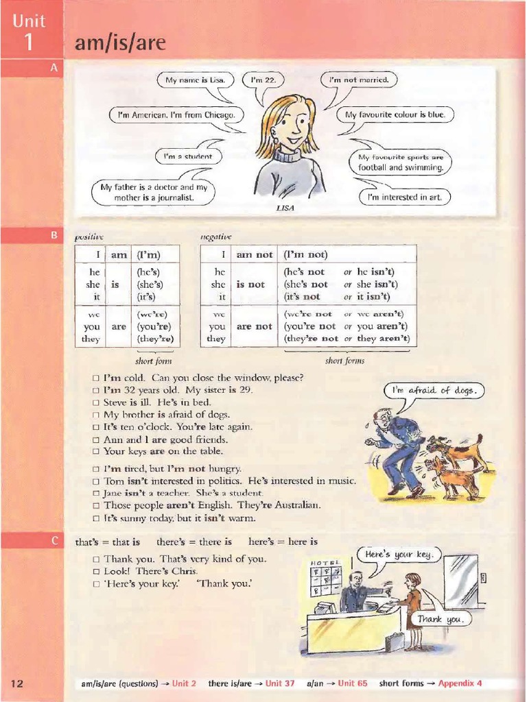 To Be Verb Exercises | PDF