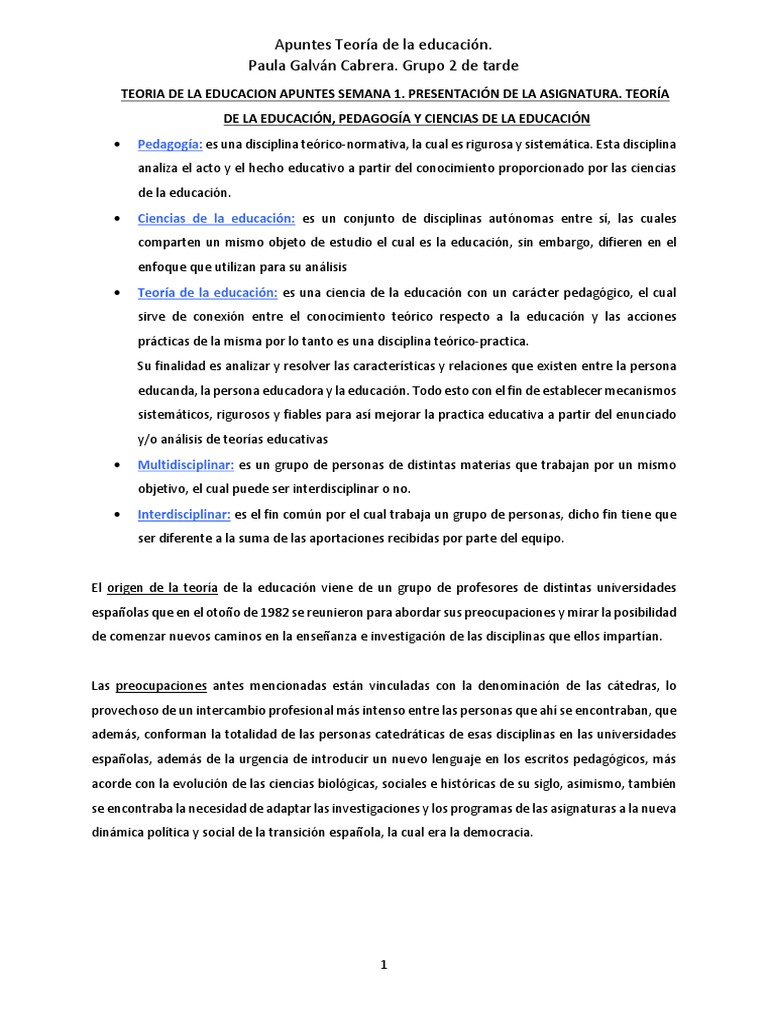 Paula Galván Cabrera 3574 0 | PDF | Aprendizaje | Método de enseñanza