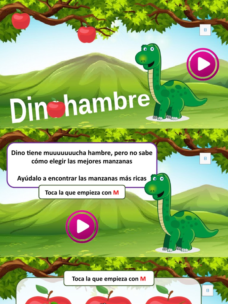 Conciencia Fonémica 1 Sonido Inicial M Dinohambre | PDF | Salud y bienestar