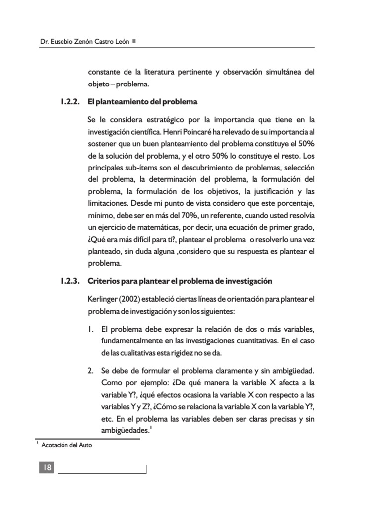 Criterios Kerlinger | PDF