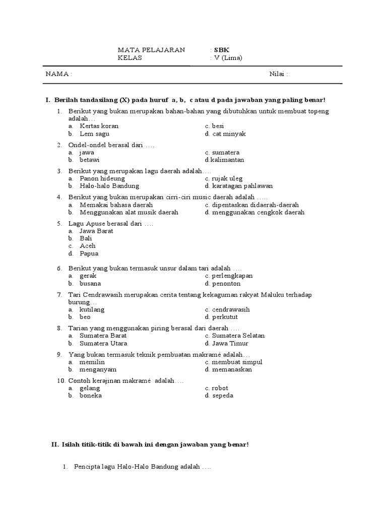 Uts KLS 5 SMT Ii | PDF