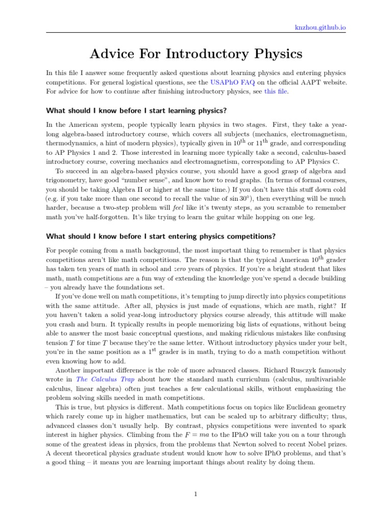 Kevin Zhou All Handouts | PDF | Mathematics | Calculus