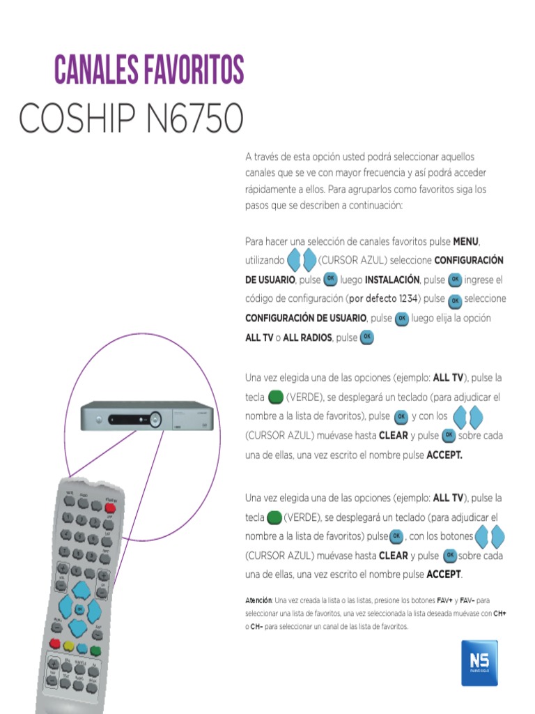 Coship N6750 | PDF