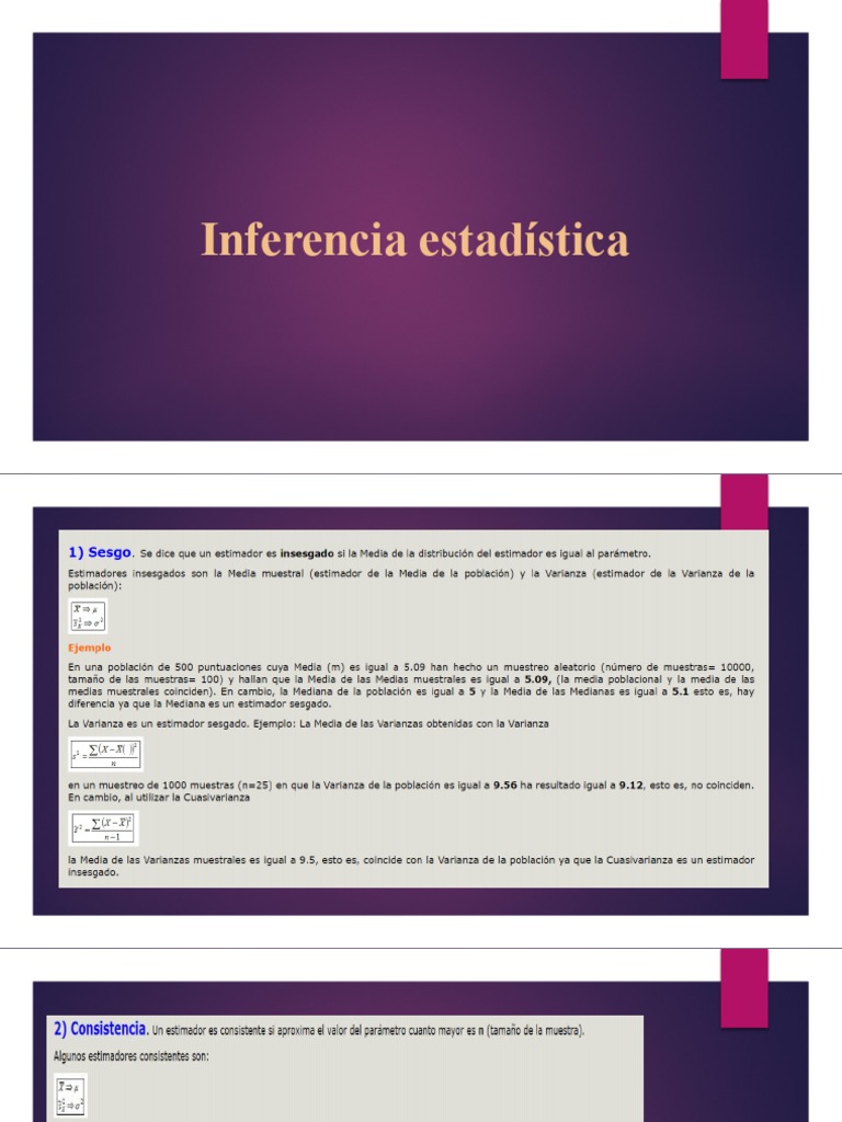 Estadistica Inferencial 6 | PDF