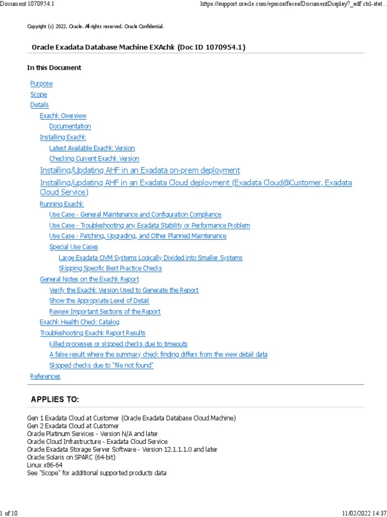 Document 1070954.1 | PDF | Cloud Computing | Databases