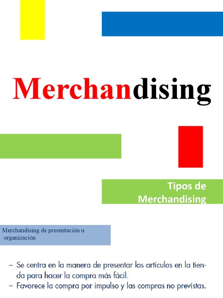 Tipos de Merchandising Ejemplos | PDF