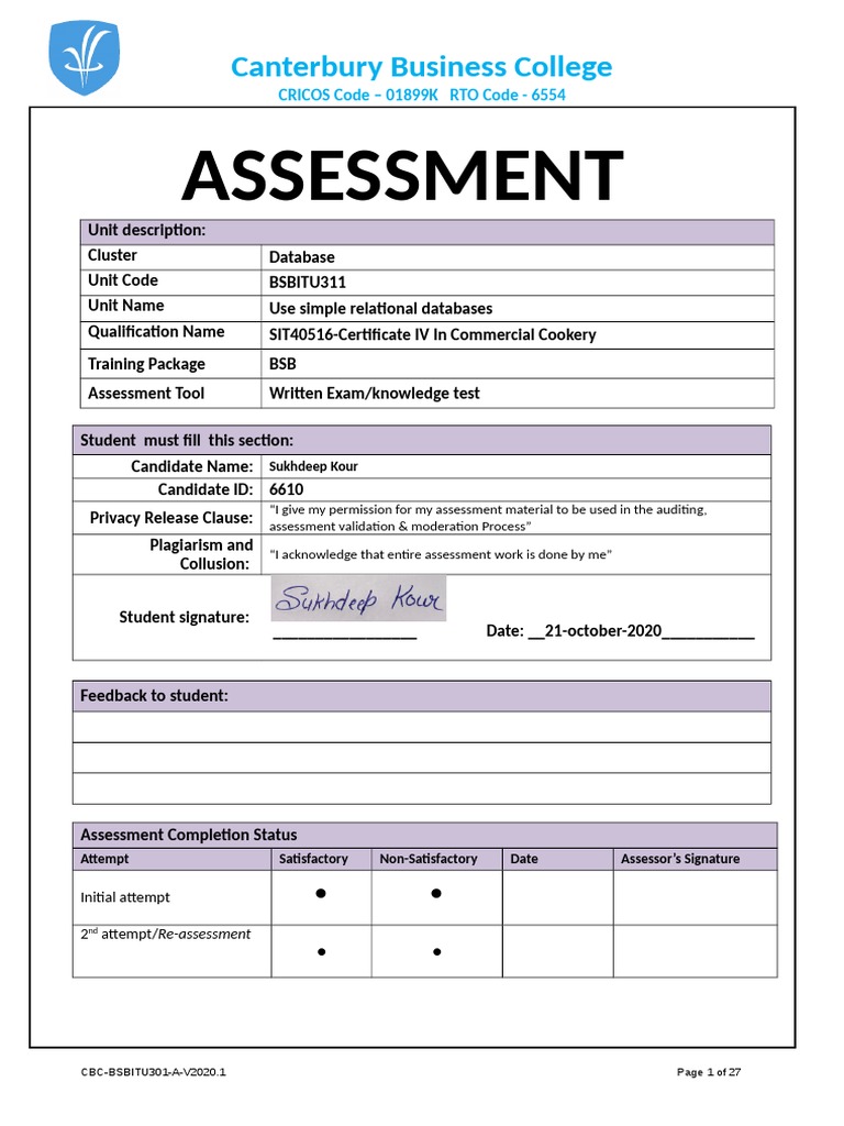 Use Simple Relational Databases 1 1 | PDF | Databases | Backup