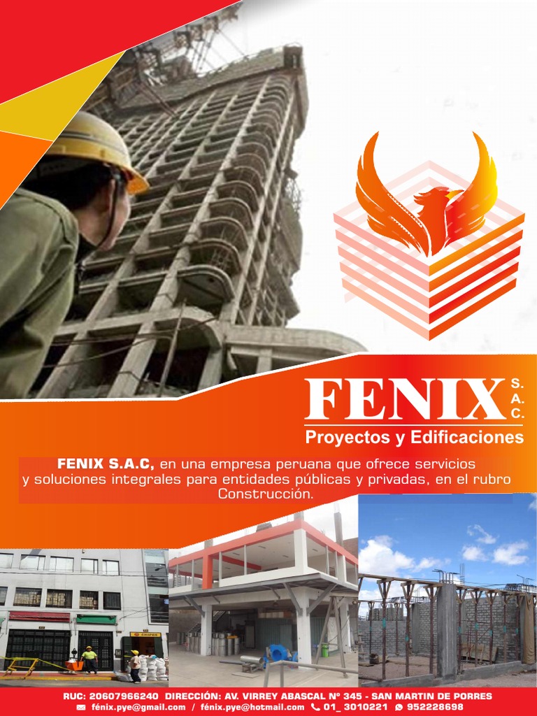 Brochure Fenix | PDF | Sectores Economicos | Ingeniería