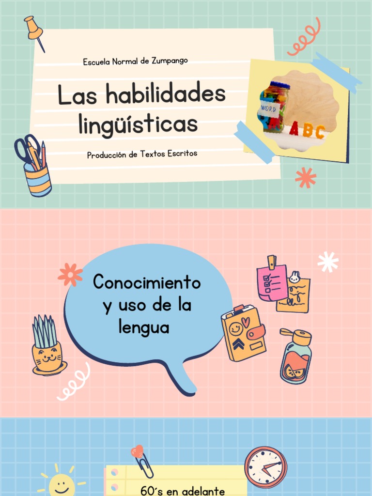 Habilidades Lingüísticas | PDF | Lingüística | Comunicación