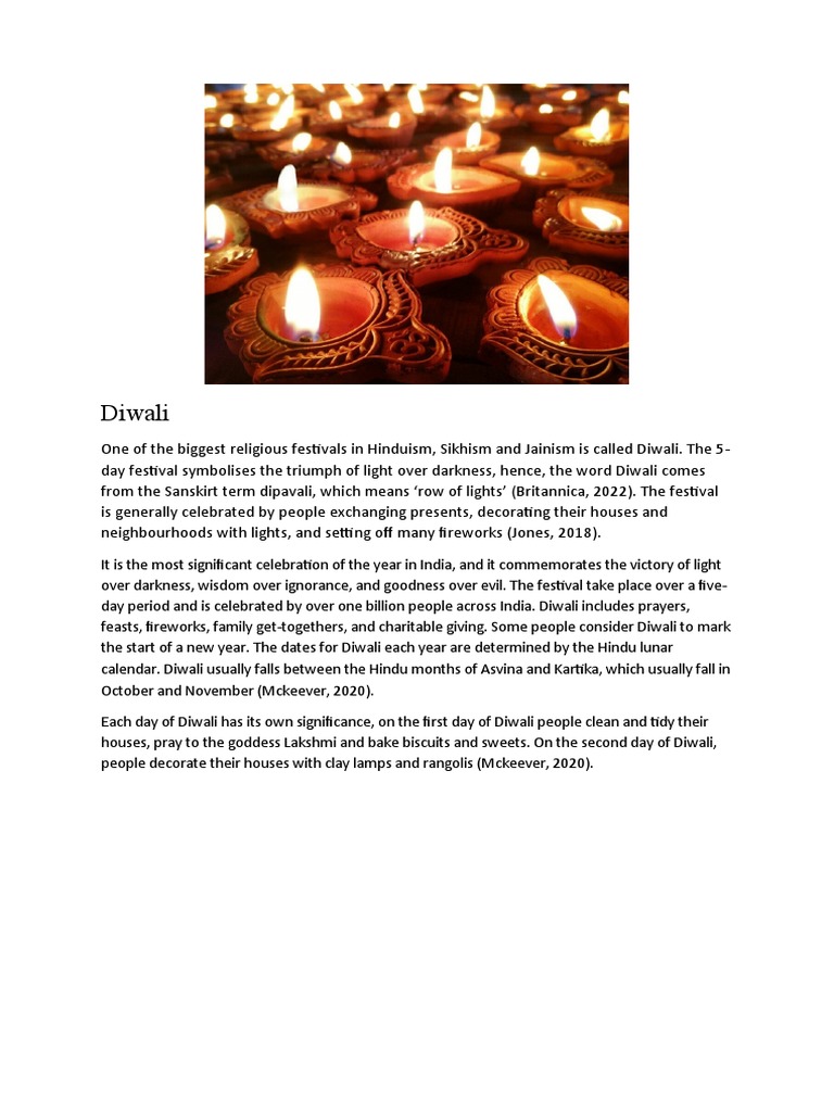 Diwali Research | PDF | Festival | Religious Holidays