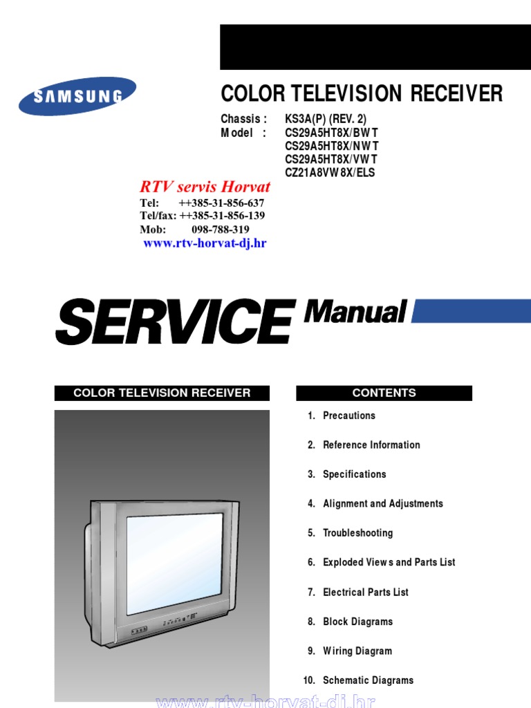 Samsung Service Manual | PDF | Electrostatic Discharge | Electrical ...