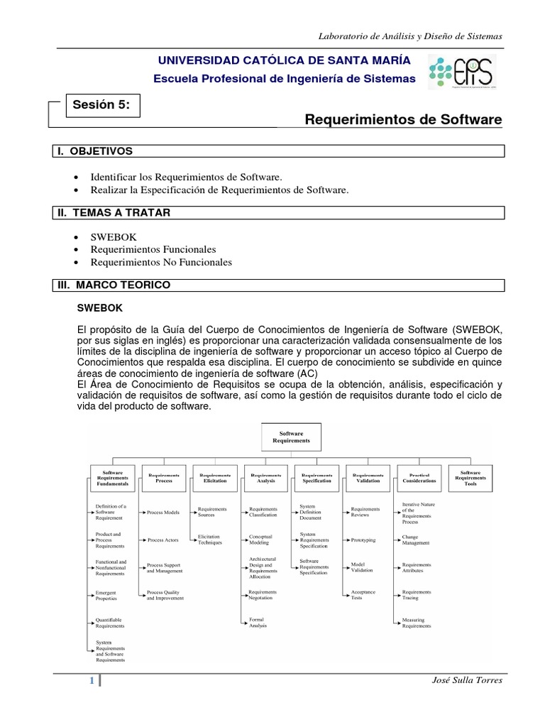 ADS Lab 05 Requerimientos de Software | PDF | Software | Ingeniería de ...