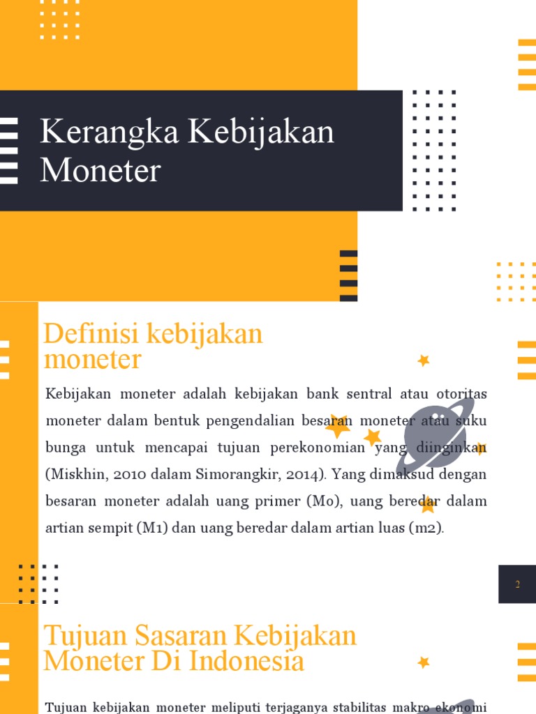 3 Kerangka Kebijakan Moneter | PDF