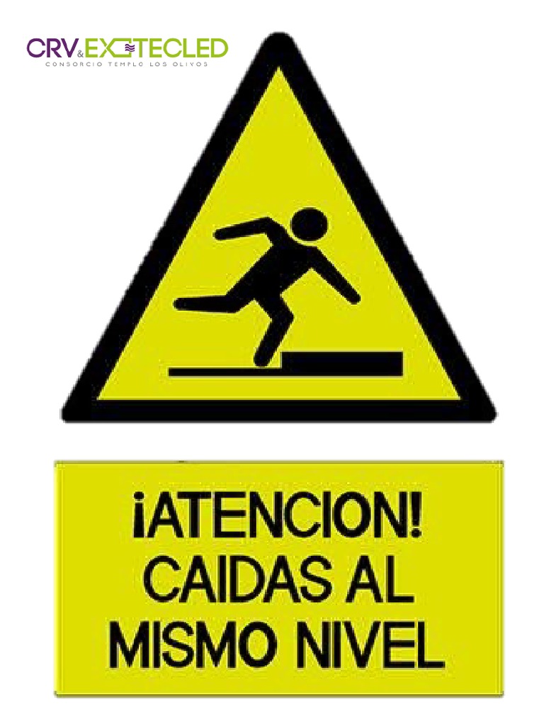 Caida Al Mismo Nivel Señaletica | PDF