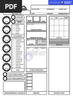 Grim Hollow Character Sheet | PDF | Role Playing Games | Gaming