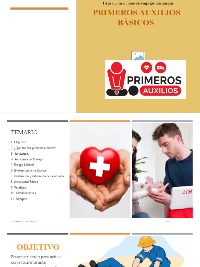 Primeros Auxilios | PDF | Primeros auxilios | Reanimación cardiopulmonar
