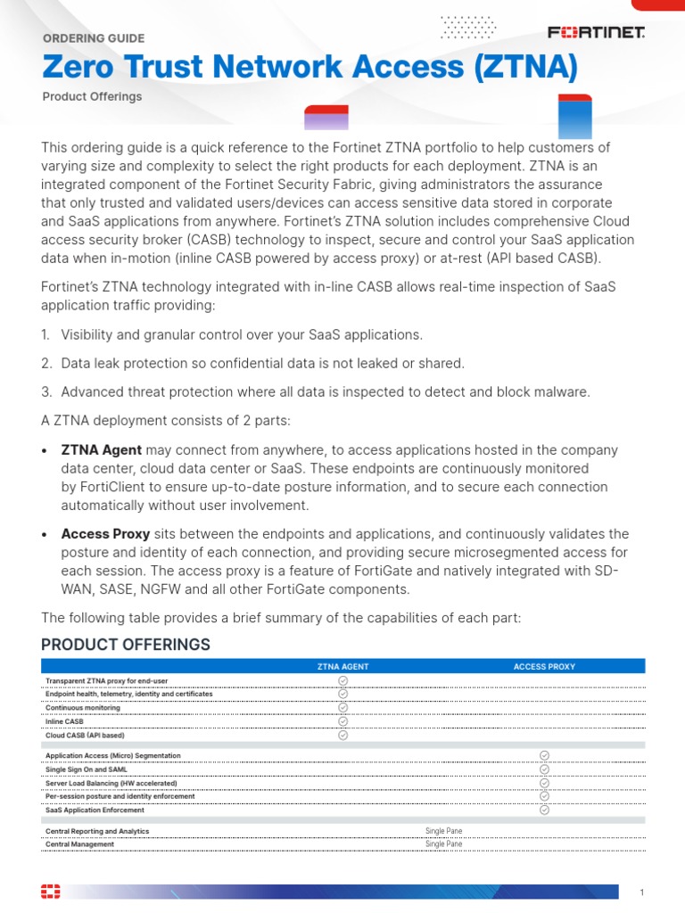 Ztna Ordering Guide | PDF | Proxy Server | File Transfer Protocol