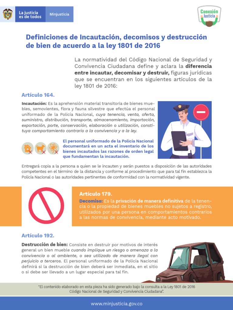 Ley 1801 de 2016 | PDF