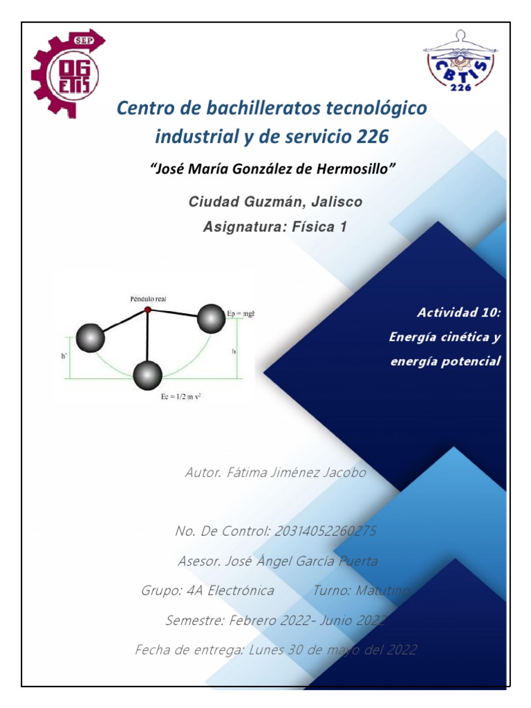 Jimenez - Jacobo - Fatima - Actividad 10 | PDF | Fricción | Fuerza