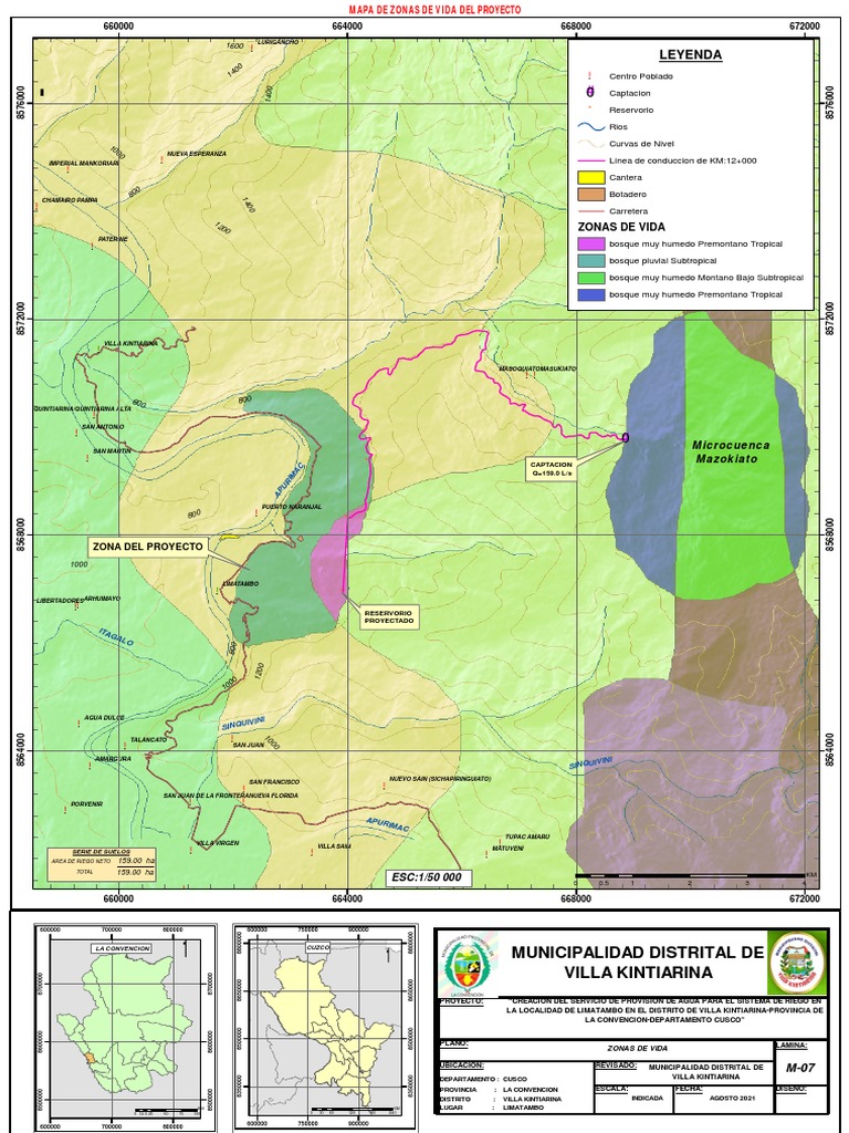 7.0 Mapa de Zonas de Vida Proyecto de Riego | Descargar gratis PDF | Ciencias de la Tierra ...