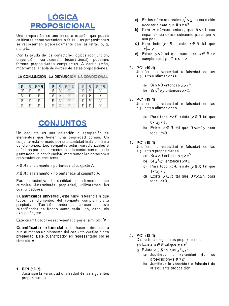 Fucal PC1 Ases | PDF | Proposición | Lógica matemática