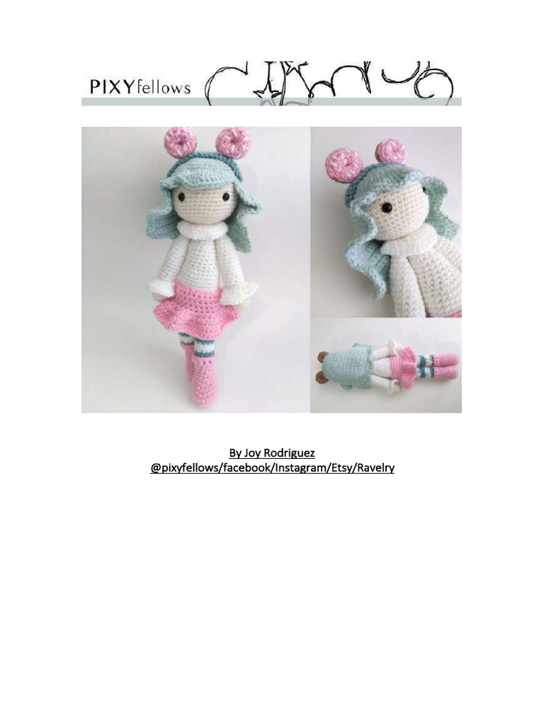 Joy Rodriguez - Pixy Fellows | PDF | Crochet | Crafts