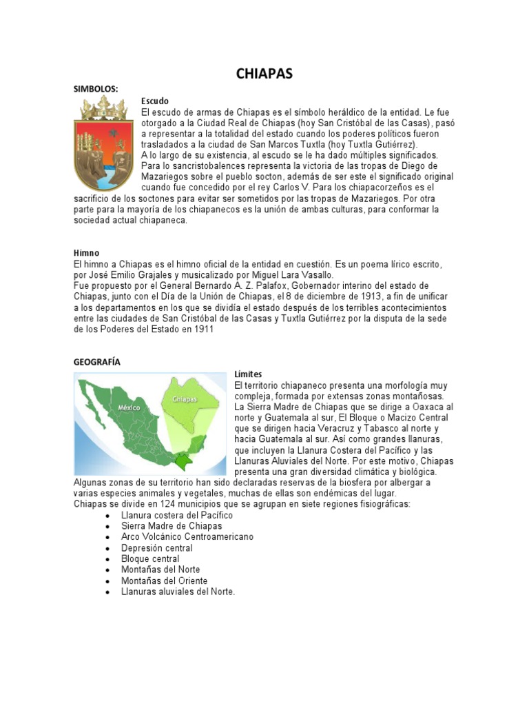 CHIAPAS | PDF | Chiapas