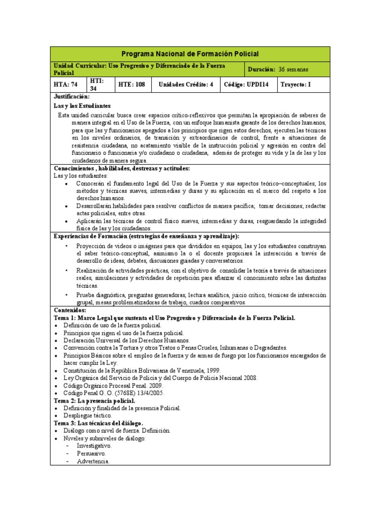 UPDF PDF Polic a Venezuela