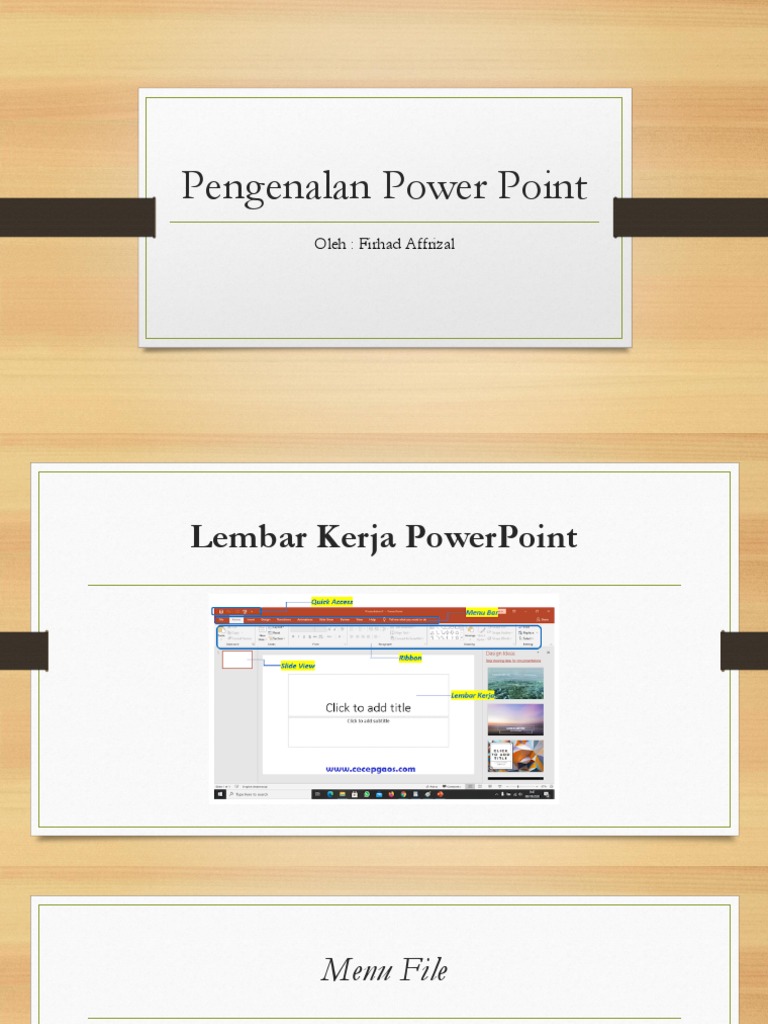 Pengenalan Power Point | PDF