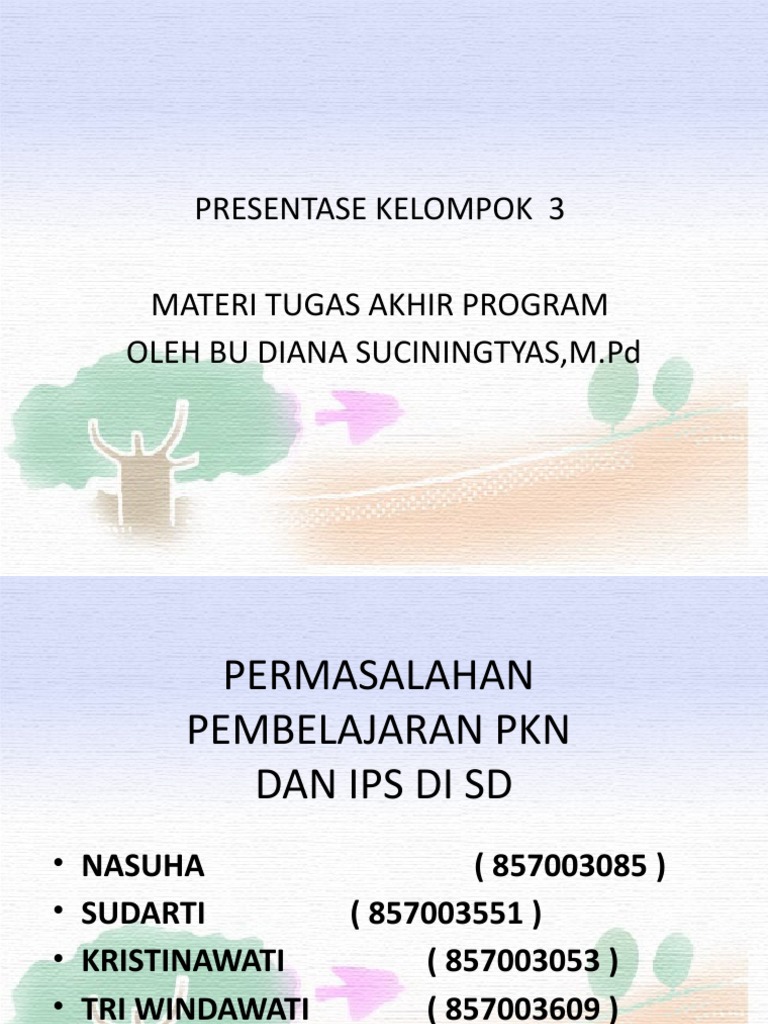 Analisis Pembelajaran PKN dan IPS SD | PDF | Kesehatan Holistik