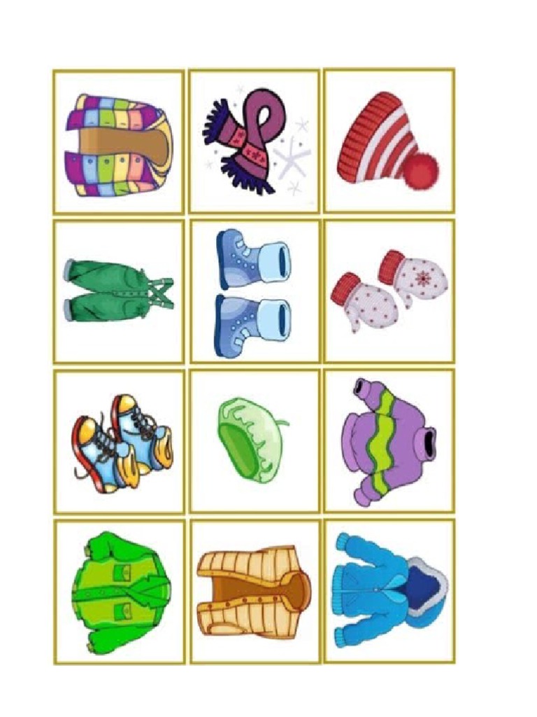 Ropa - Estaciones Del Año | PDF