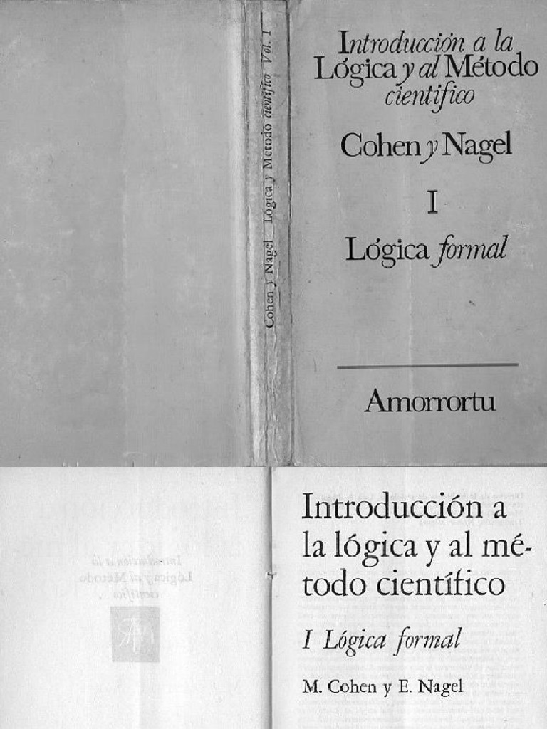 Cohen y Nagel - Objeto de Estudio de La Lógica | PDF