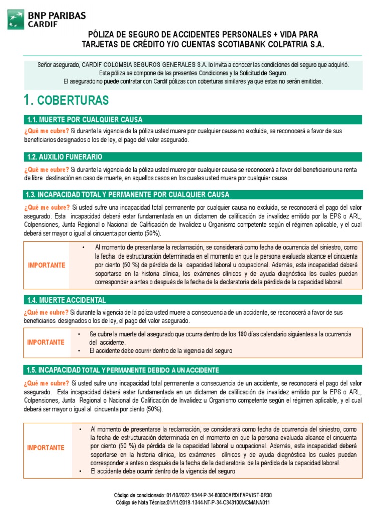 Seguro de Vida | PDF | Seguro | Póliza de seguros